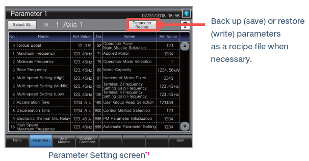 GOT Inverter Parameter Settings - Simple Mode | Mitsubishi Electric Automation