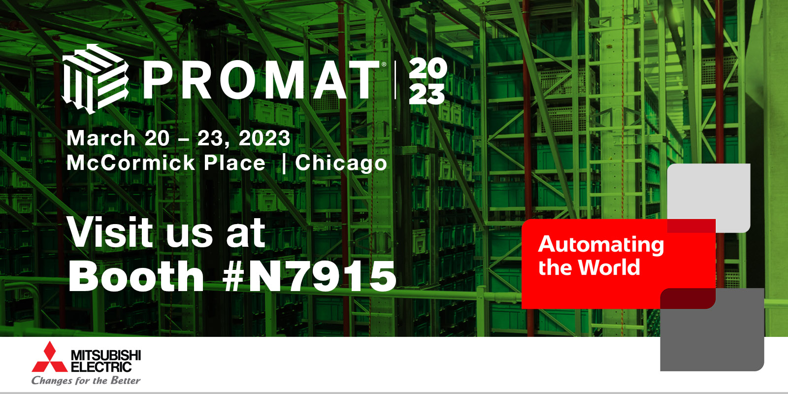 ProMat 2023 Previous Event | Mitsubishi Electric Americas