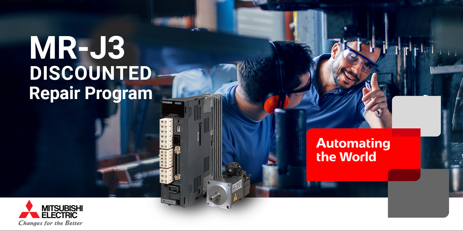 MR-J3 Discounted Repair Press Release | Mitsubishi Electric Automation