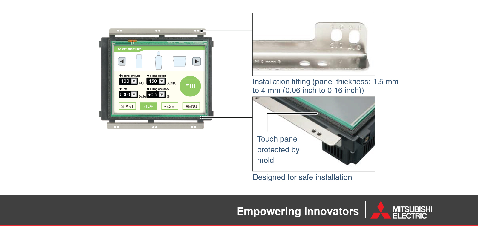 GT25 Open Frame Series Overview | Mitsubishi Electric Americas