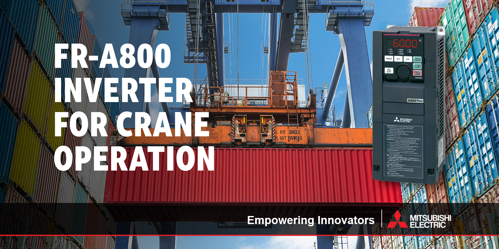 FR-A800-CRN Series Overview | Mitsubishi Electric Americas