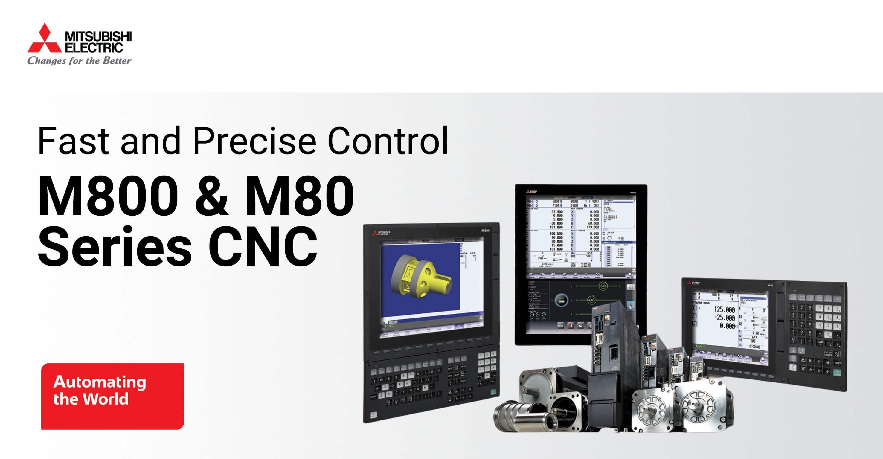 M800 & M80 Series CNC Press Release | Mitsubishi Electric Automation